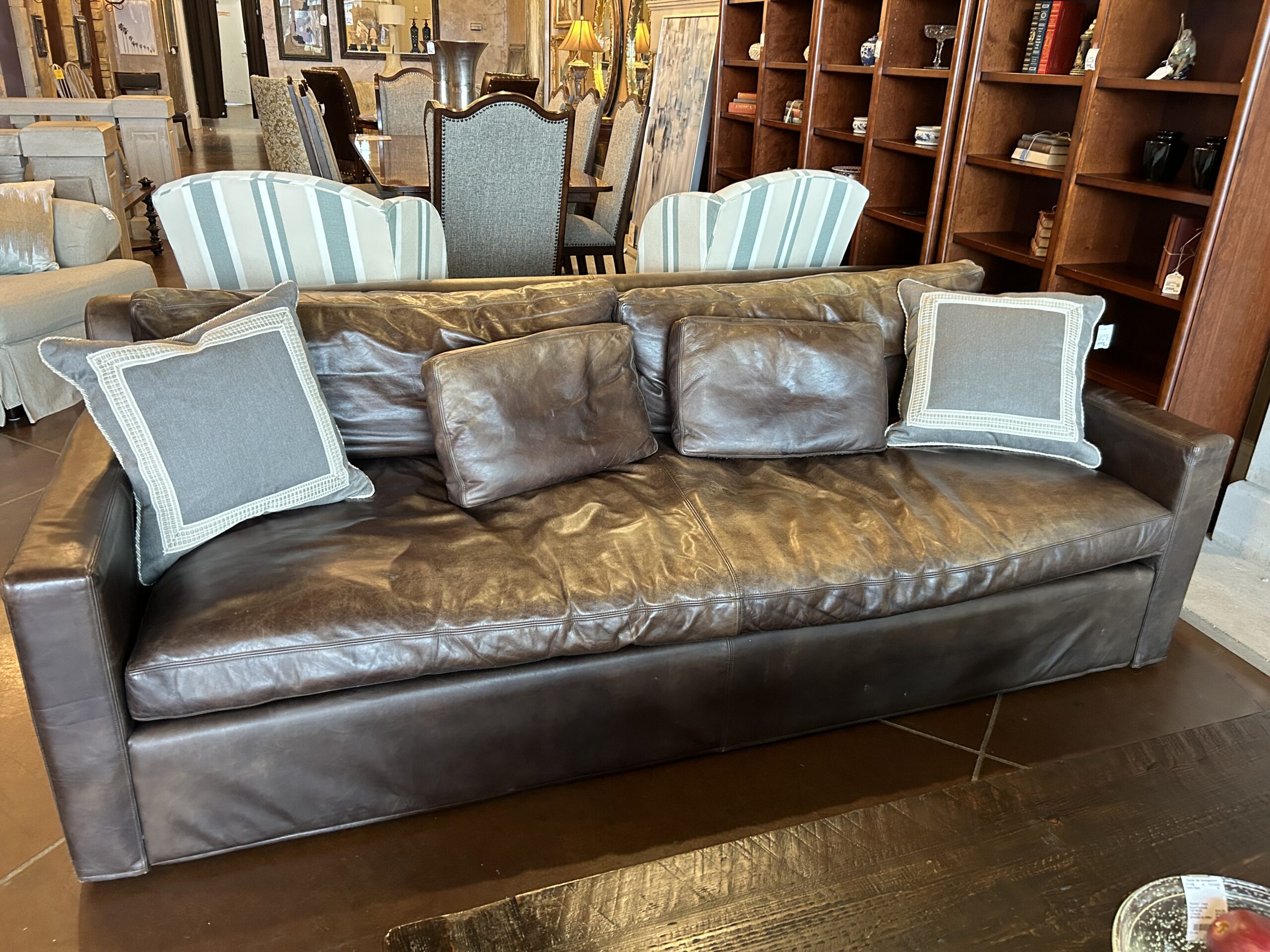 Restoration Hardware Leather Sofa | Cabinets Matttroy